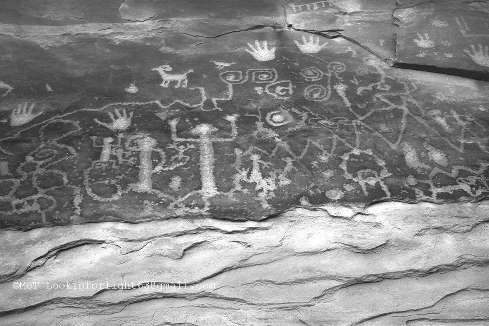 Petroglyph Photo | Native American Art | Mesa Verde Petroglyph ...