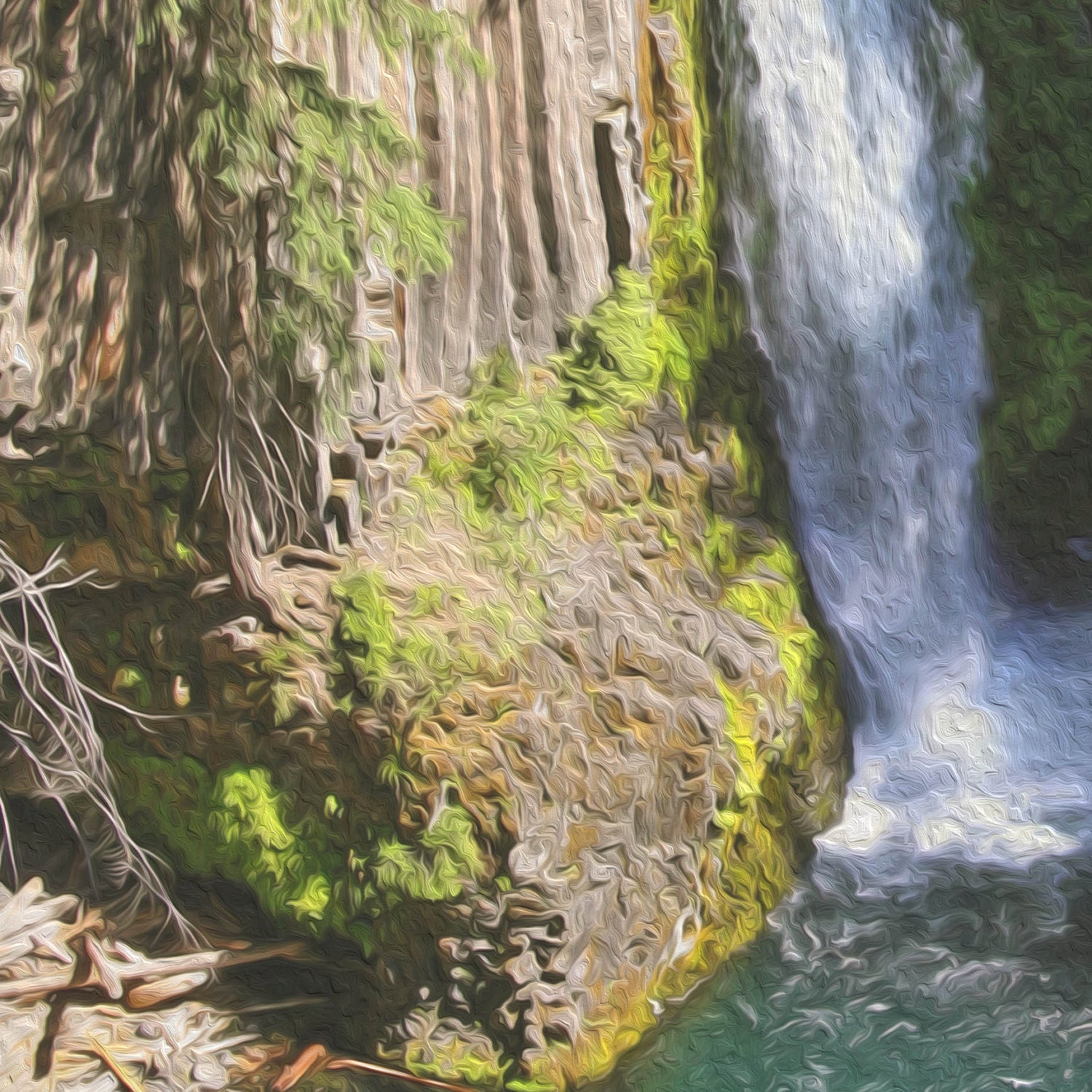 Blue Green Waterfall | Tokatee Falls | Oregon Nature Photo | Umpqua ...