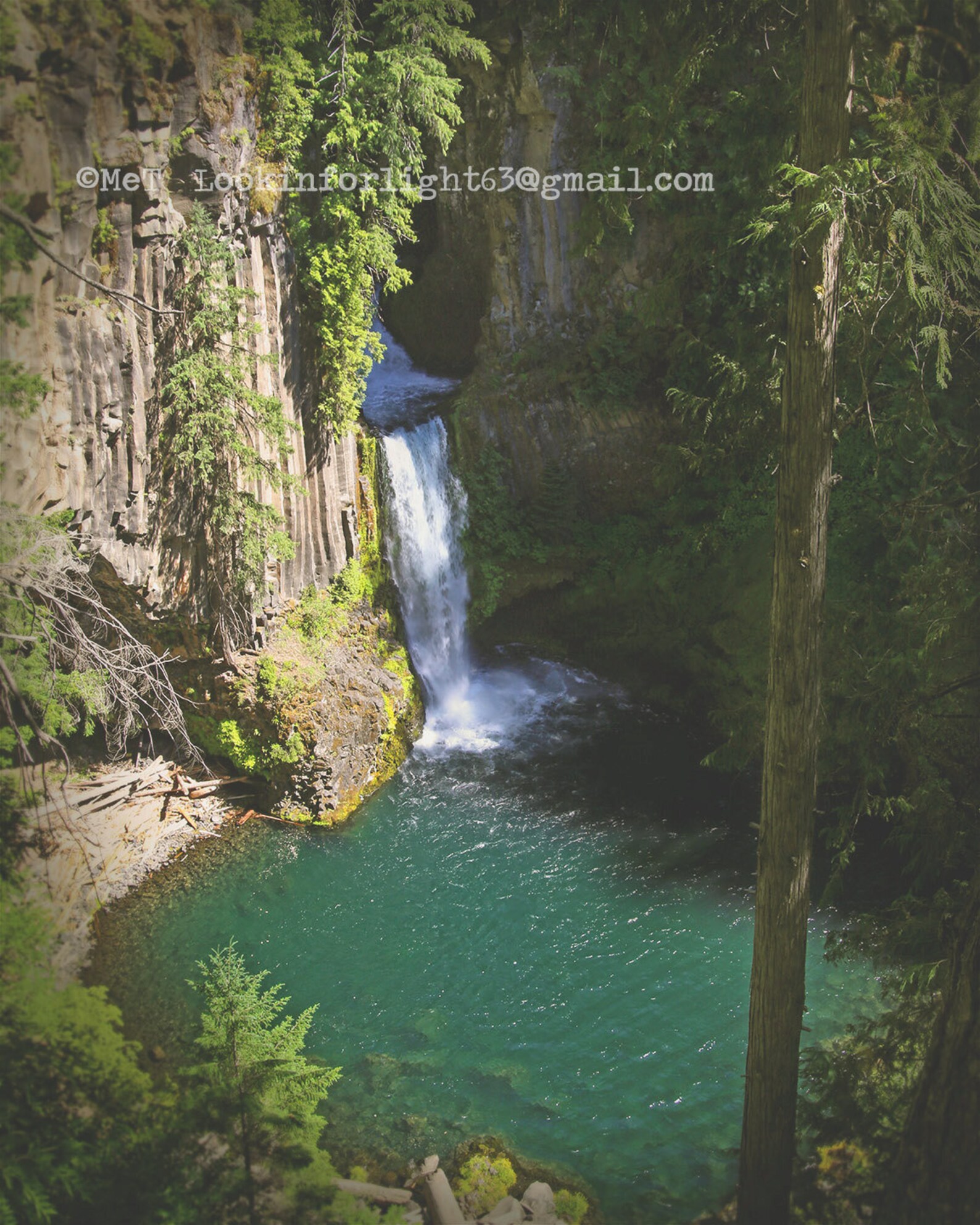 Blue Green Waterfall | Tokatee Falls | Oregon Nature Photo | Umpqua ...