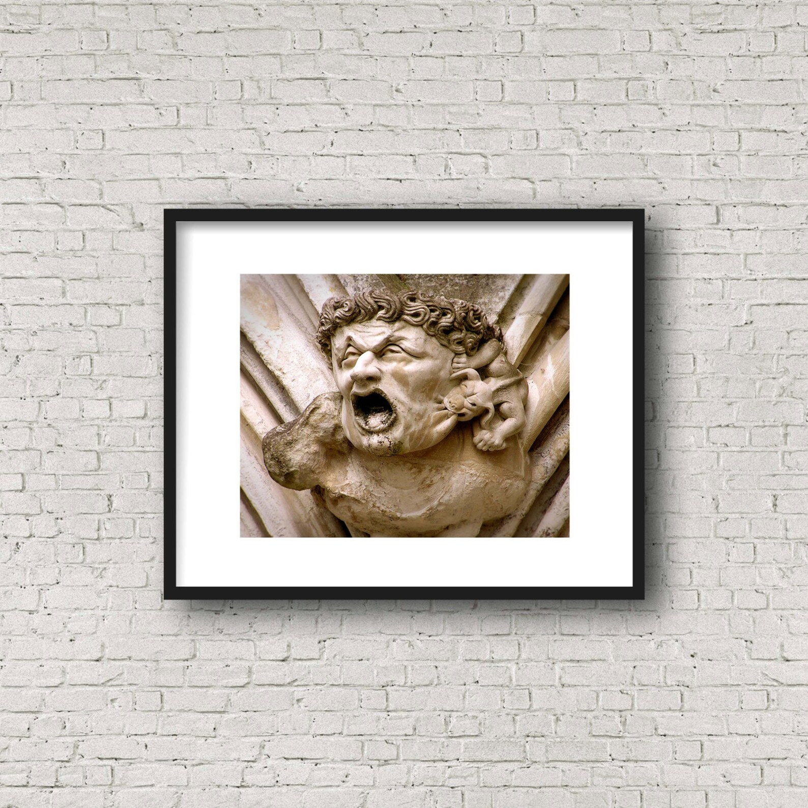 Gargoyle Photo Art, Salisbury Cathedral, Gothic Sculpture Photo ...