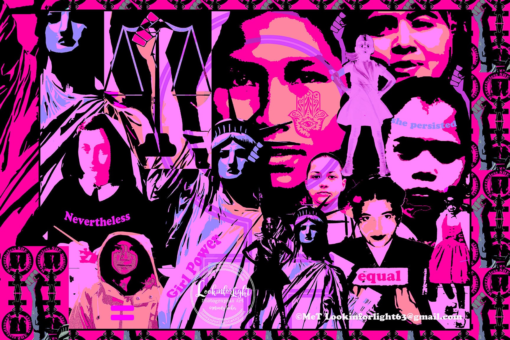 GIRL POWER | Women's Rights Art | Digital Download | Printable Protest ...