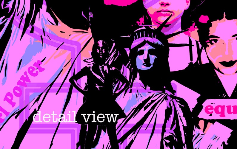 GIRL POWER | Women's Rights Art | Digital Download | Printable Protest ...