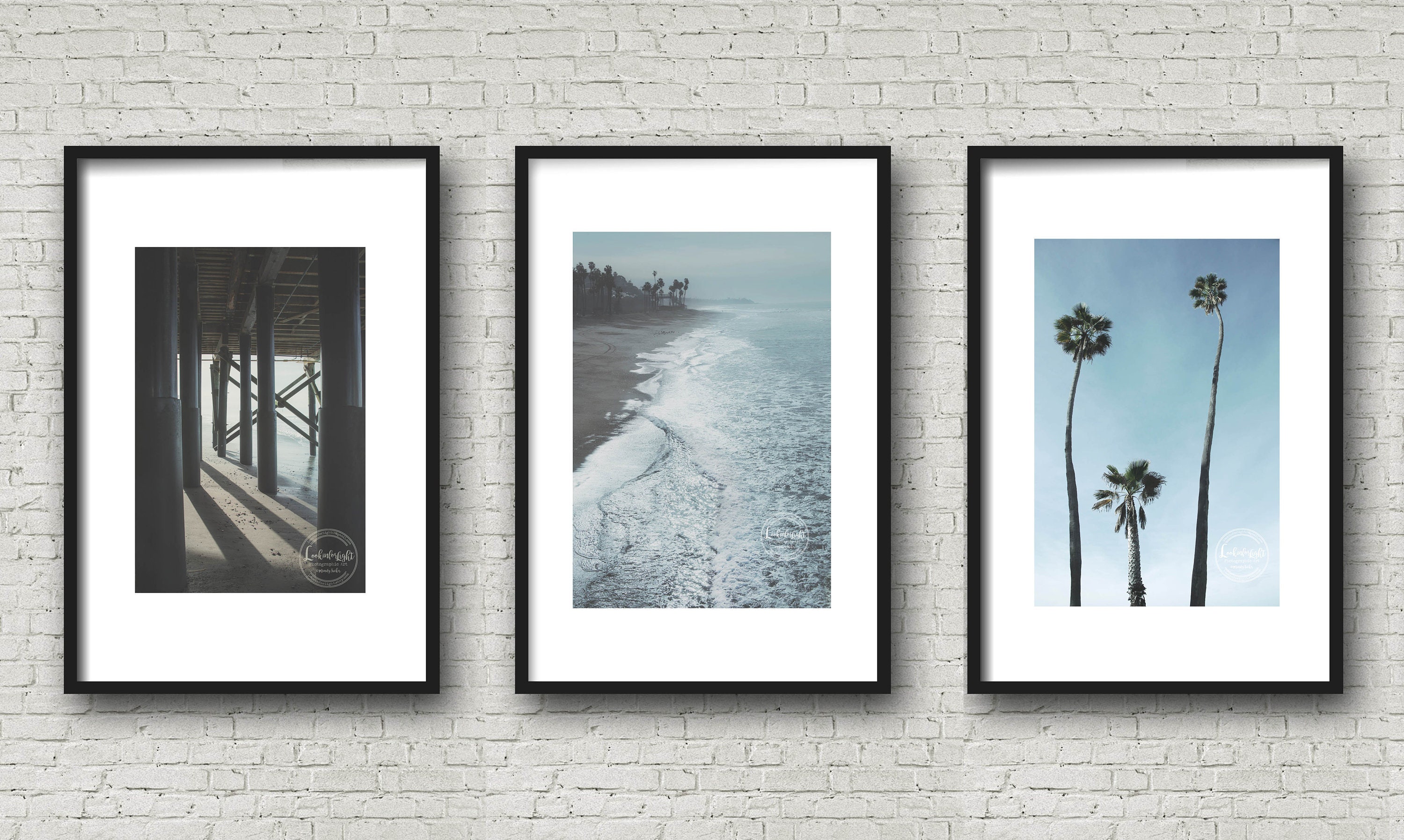 Beach Photo Set | Pacific Ocean Art | SALE Photo SET | Water Series | 3 ...