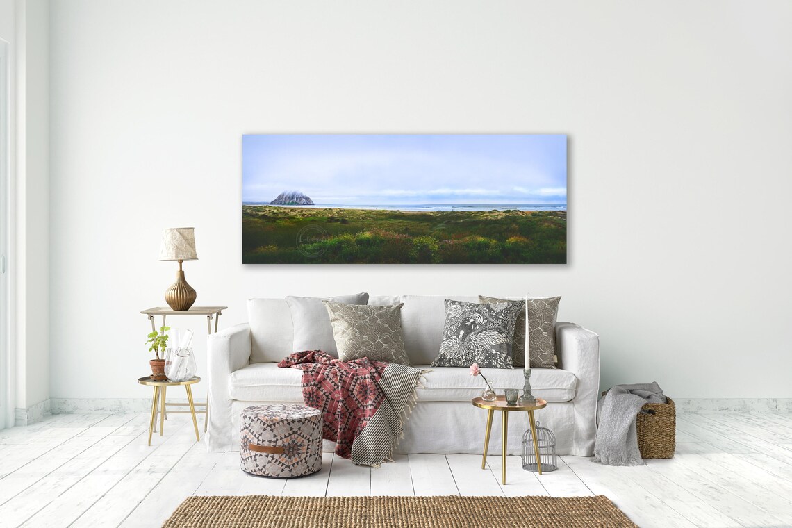Morro Rock Art | Morro Bay Rock Art | Ocean Wall Decor | Pacific Coast ...