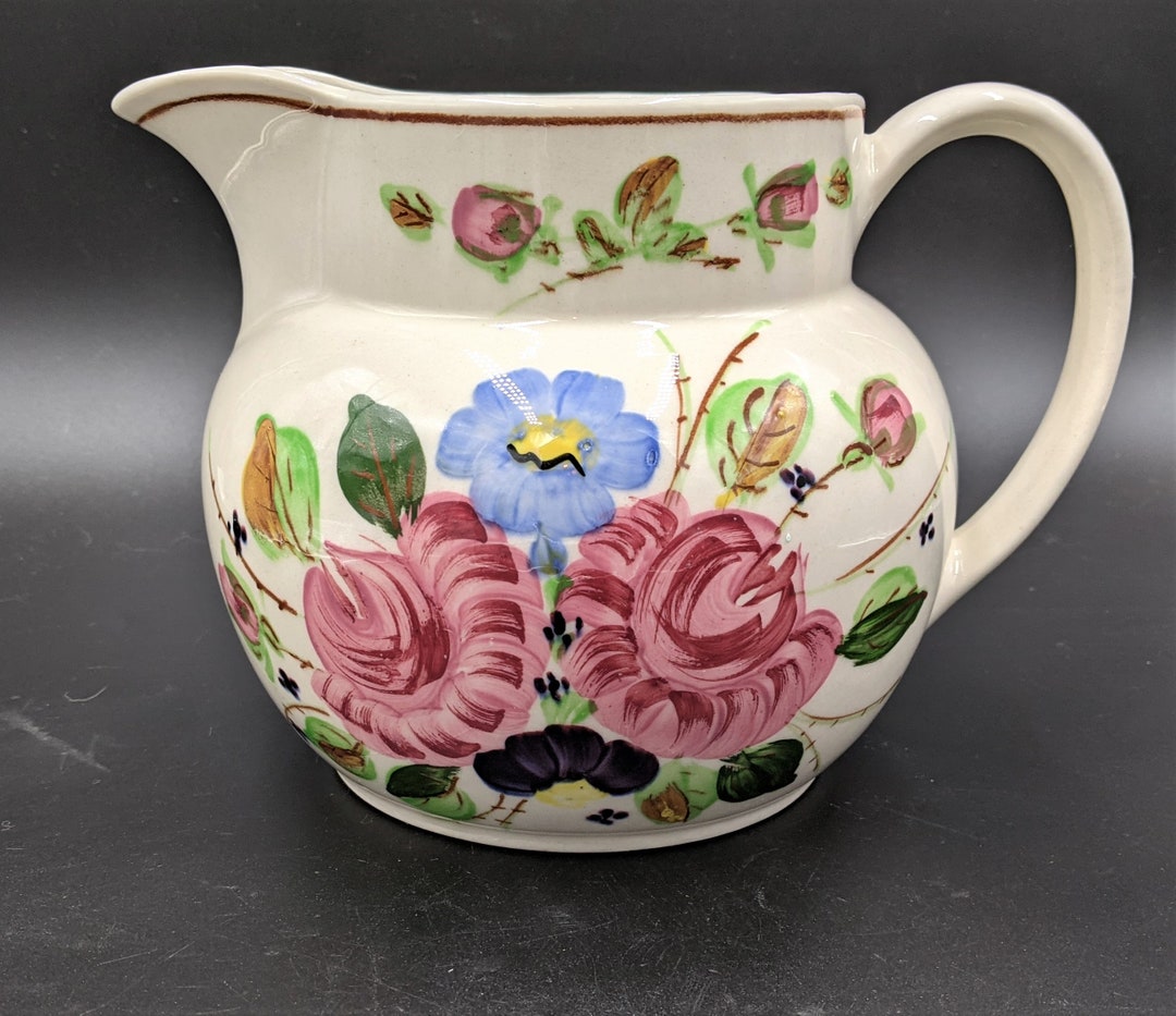 Blue Ridge China Company Alice Pitcher Opulence Pattern 1940's Hand ...