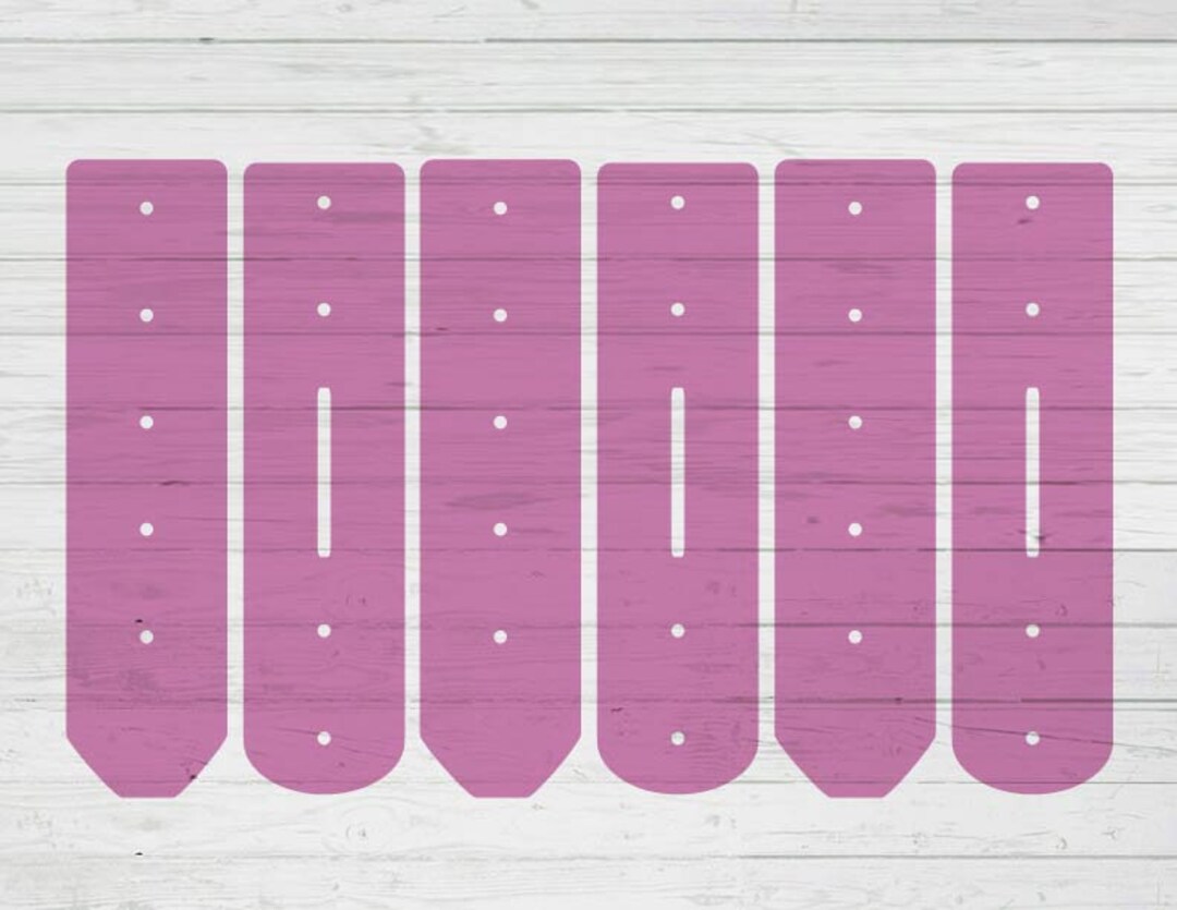 1 1/2 Inch Belt End Template Svg Png Dxf Ai Files - Etsy