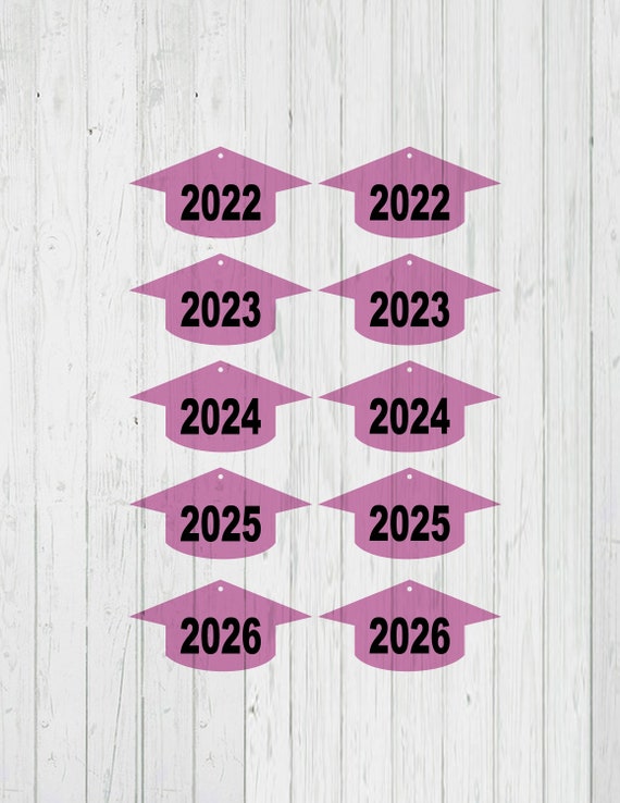 Graduation Hat Earrings Template Svg Dxf Png Eps Pdf Files - Etsy