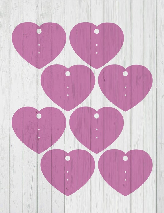 Heart Ring Display Card Template Svg Dxf Png Ai Files | Etsy