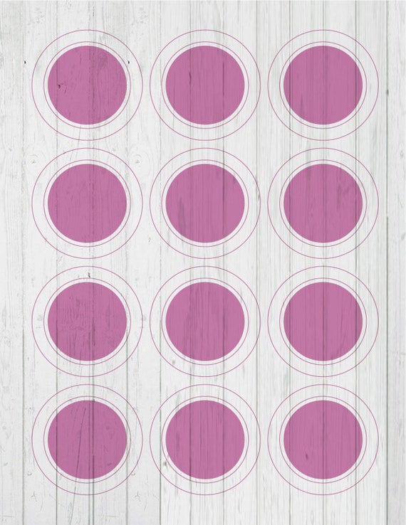 44mm Badge Shape Template Svg Dxf Png Layered Psd Ai Files | Etsy