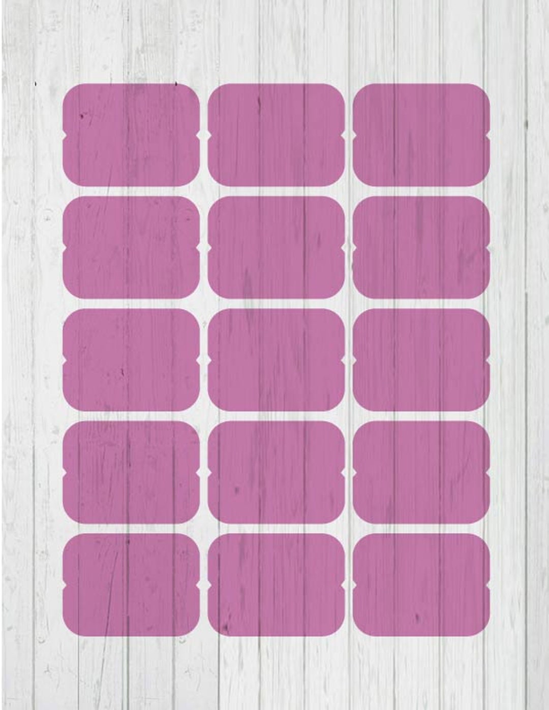 Tabs Template Svg Png Dxf Ai Files - Etsy