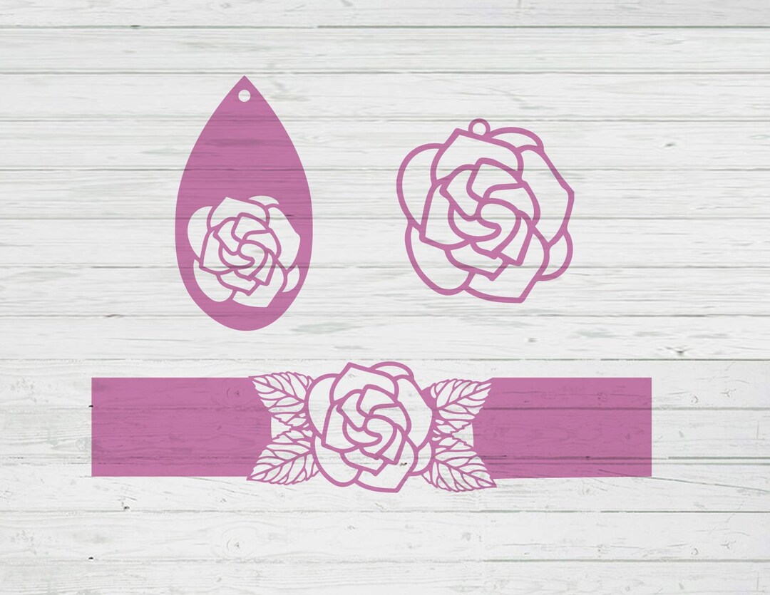 Jewelry Set Template Dxf Svg Png Ai Files - Etsy