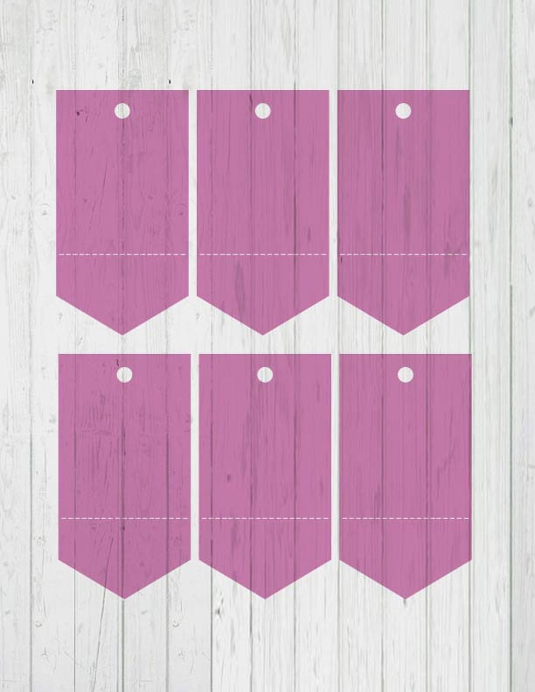 Tag Perforated Template Svg Dxf Png Ai Files - Etsy