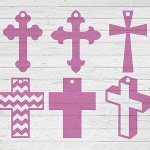 Cross Earrings Template Svg Dxf Png Ai Files - Etsy