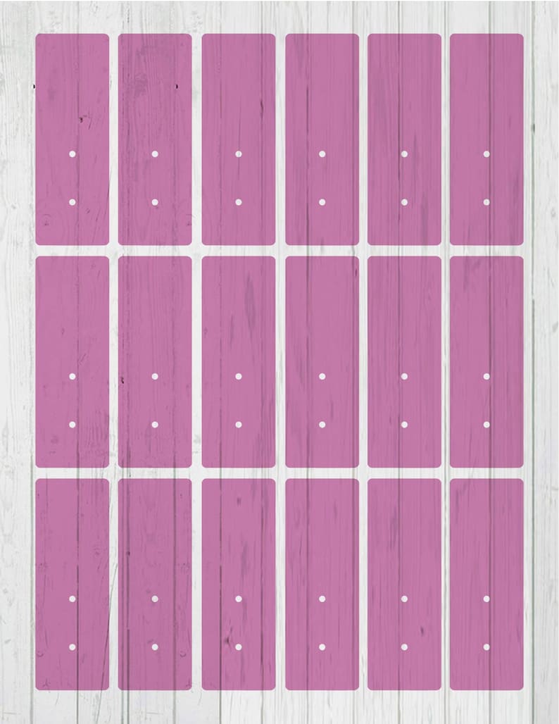 Rectangle Tags Template Dxf Svg Png Ai Files - Etsy Canada