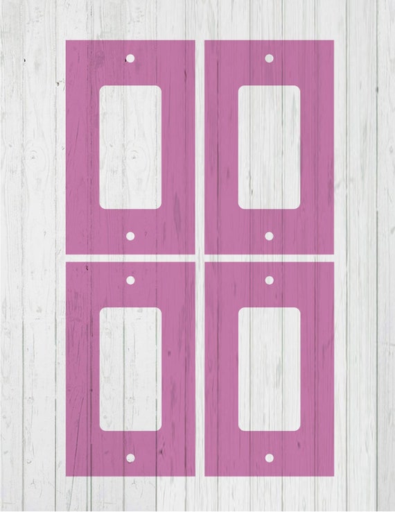 Rocker Plate Template Svg Dxf Png Ai Files | Etsy Canada