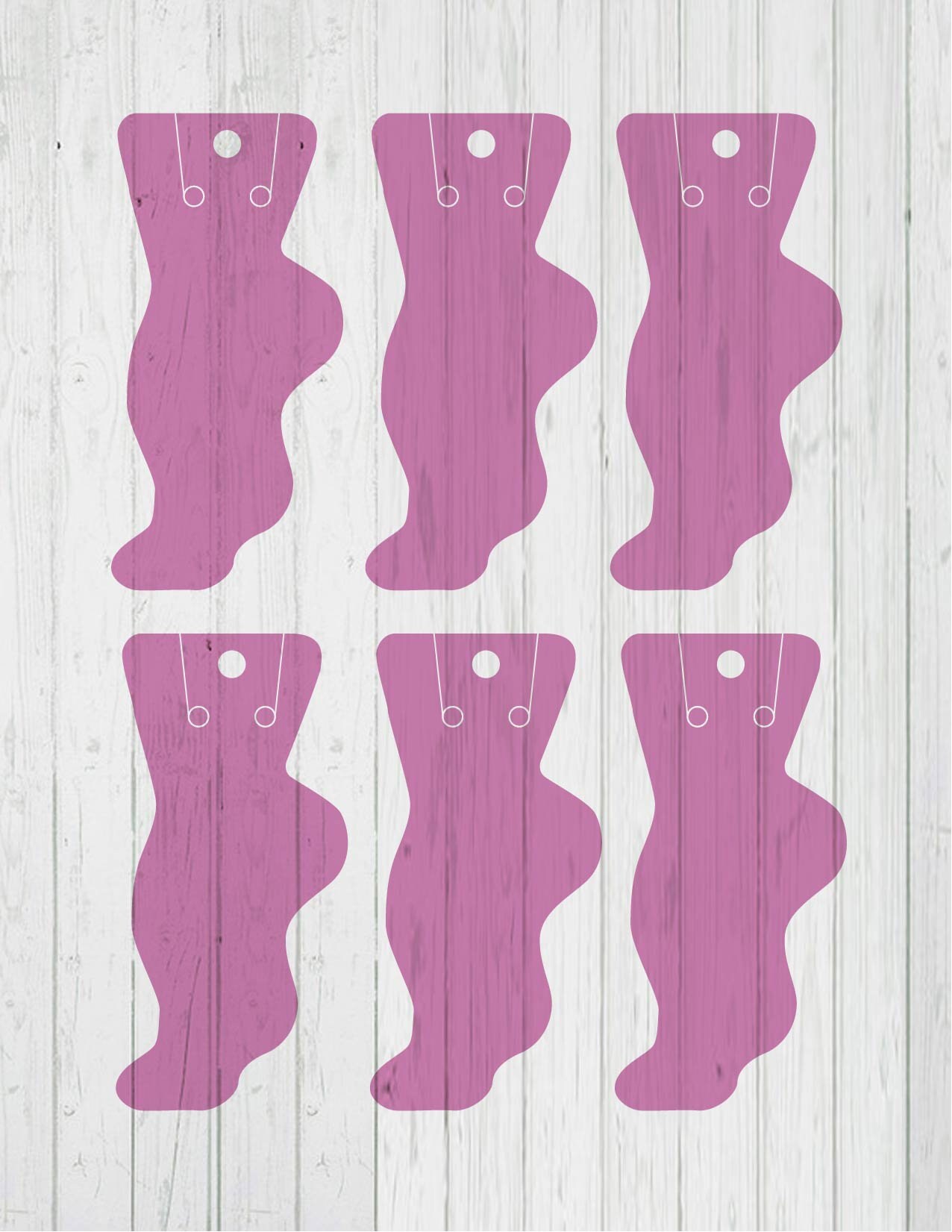 Anklet Display Card Template Svg Dxf Png Ai Files - Etsy Canada