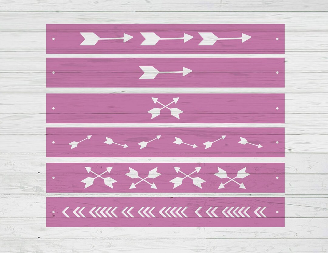 Plantilla de pulsera de flecha dxf svg png ai archivos - Etsy México