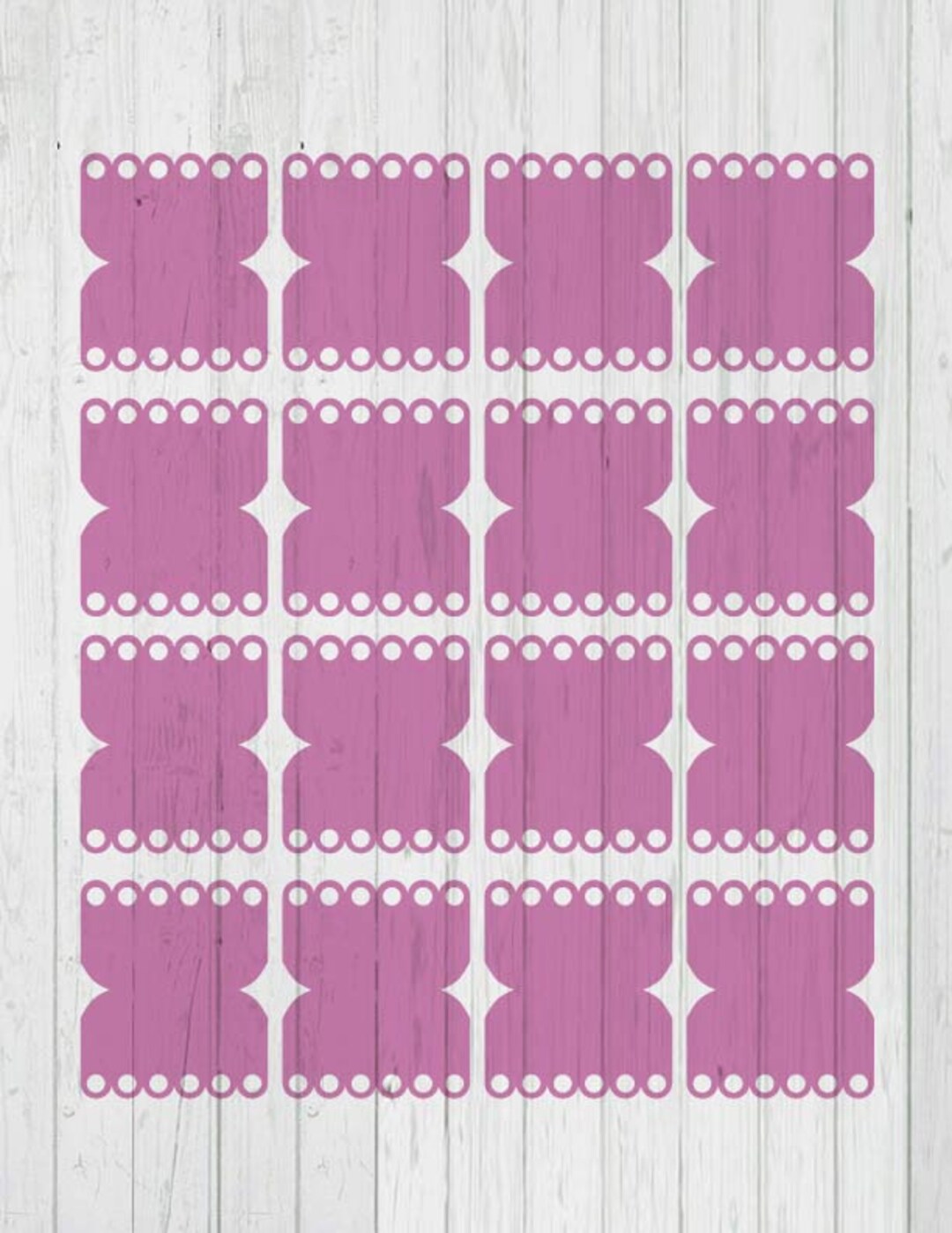 Tabs Template Svg Png Dxf Ai Files - Etsy