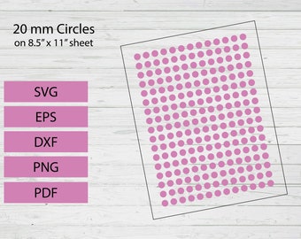 20mm Circle Template - Etsy