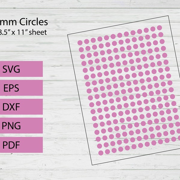 20mm Circle Template - Etsy
