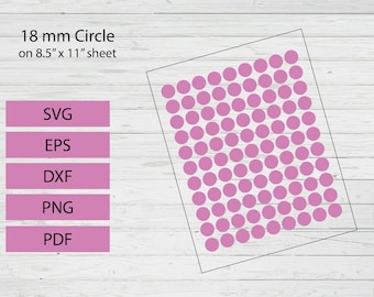 18mm Circle - Etsy