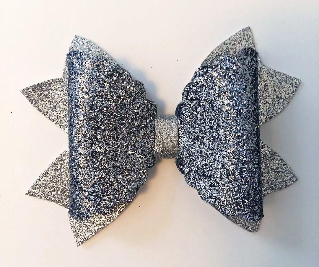 Four Tails Scallop Edge Bow Shape Template Svg Dxf Png Ai Files - Etsy