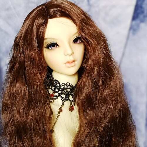 BJD Hair Wig Heat Resistant Long Wavy Full Color & Full Sizes - Etsy