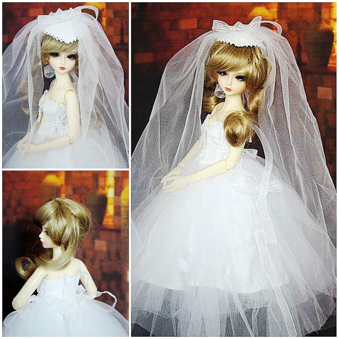 BJD Doll Clothes Wedding Dress 1/4 MSD or Simiar Sz005 - Etsy