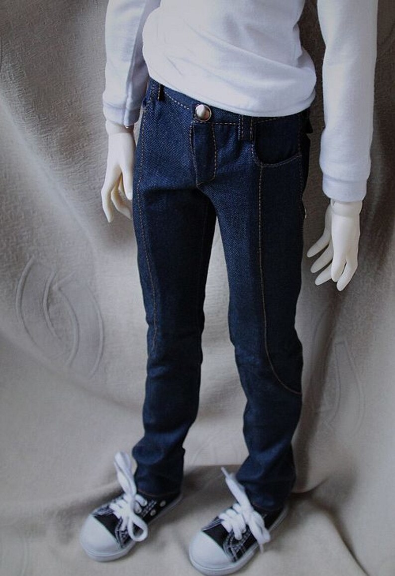 BJD Doll Clothes Boy Male Casual Jeans Denim Pants 1/4 1/3 - Etsy