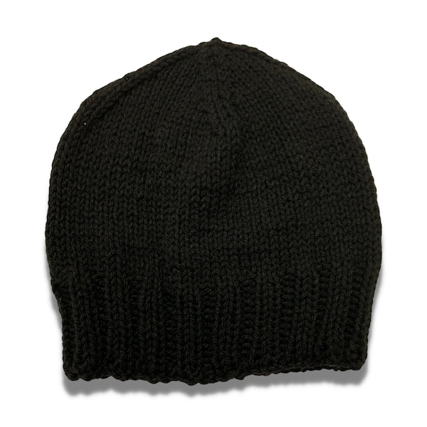 Black Beanie - Etsy