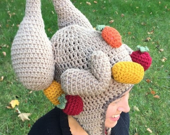 Cooked Turkey Hat Crochet Pattern - Etsy
