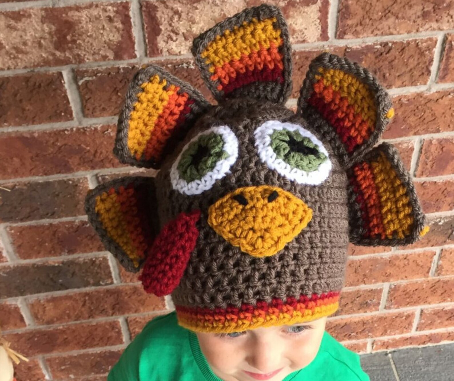 Crochet Thanksgiving Turkey Hat Pattern - Etsy