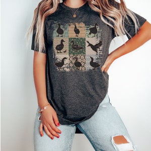 Boho Duck Mom Shirt, Work Shirt, Homesteading Shirt, Crazy Duck Lady ...