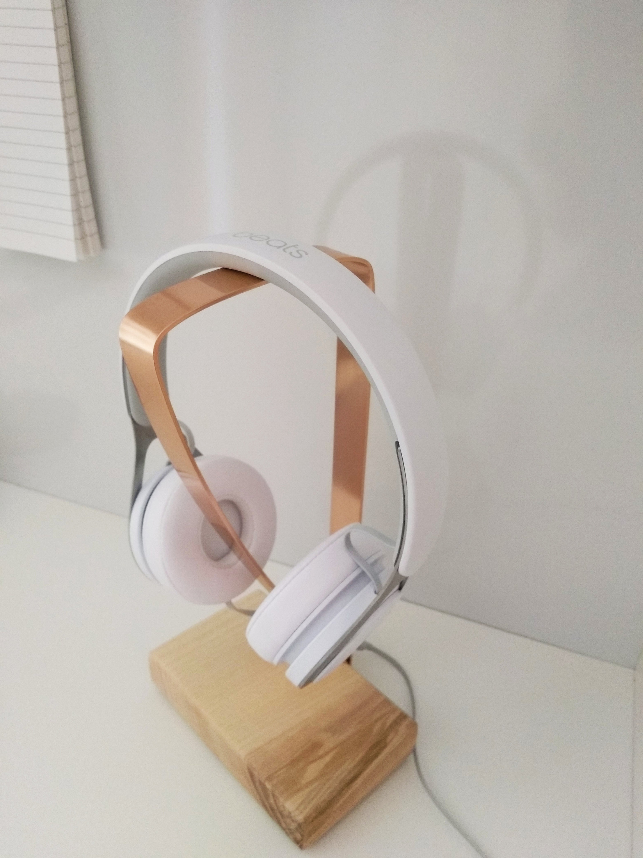 Headphone Stand Wooden Headphone Stand Headset Stand Copper - Etsy