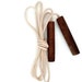 Jump Rope Skipping Rope With Wooden Handles and Cotton Rope - Etsy