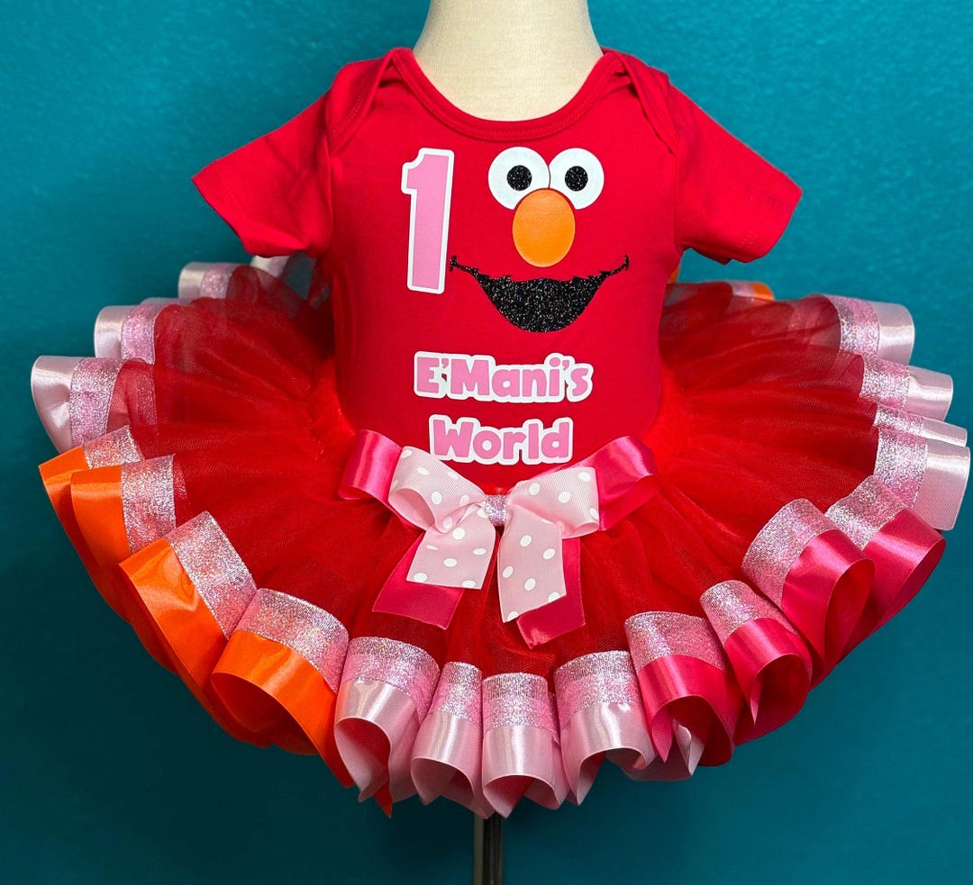 Puppet Face Birthday Dress Tutu Outfit - Etsy