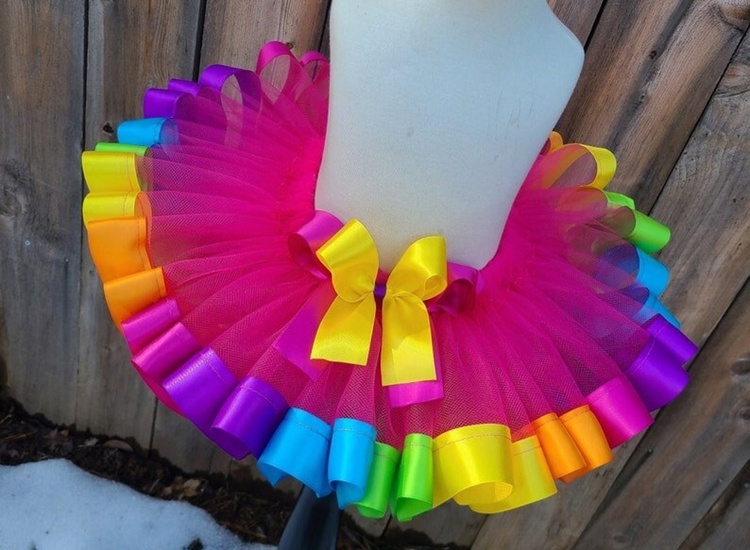 Hot Pink Rainbow Tutu, Candyland Theme - Etsy