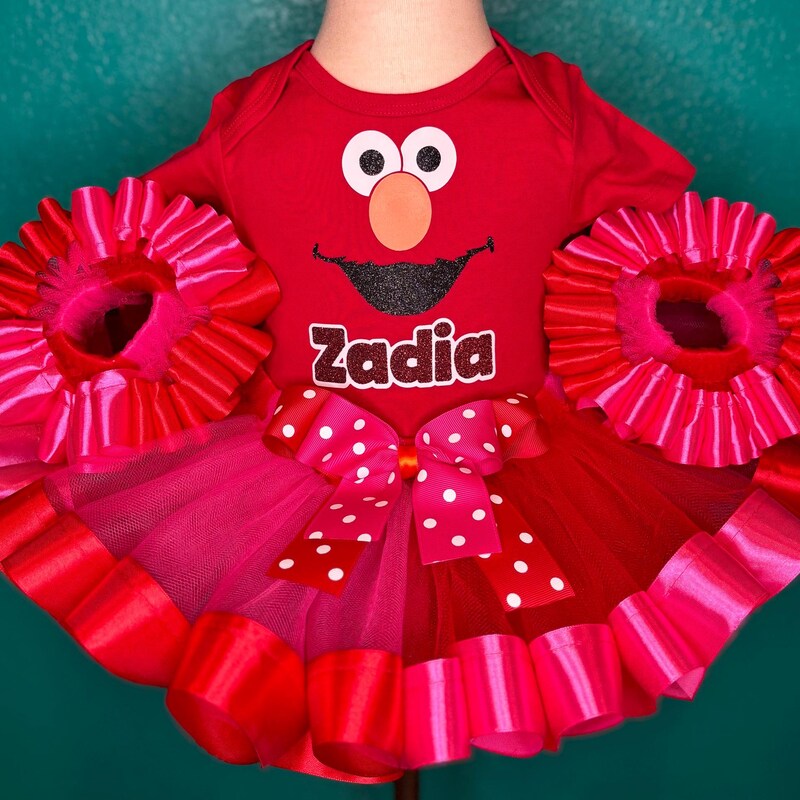 Elmo Tutu - Etsy