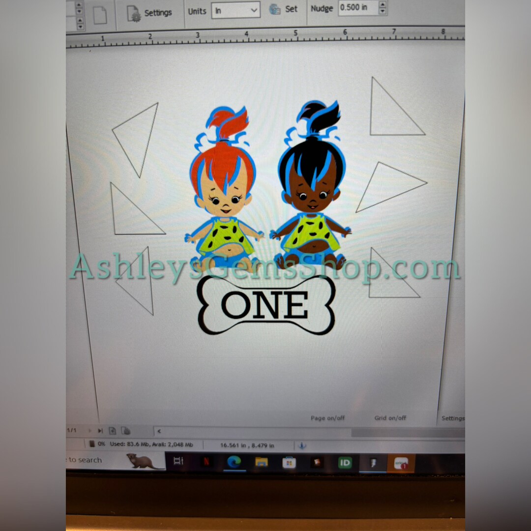 Pebbles Birthday SVG Digital File - Etsy UK