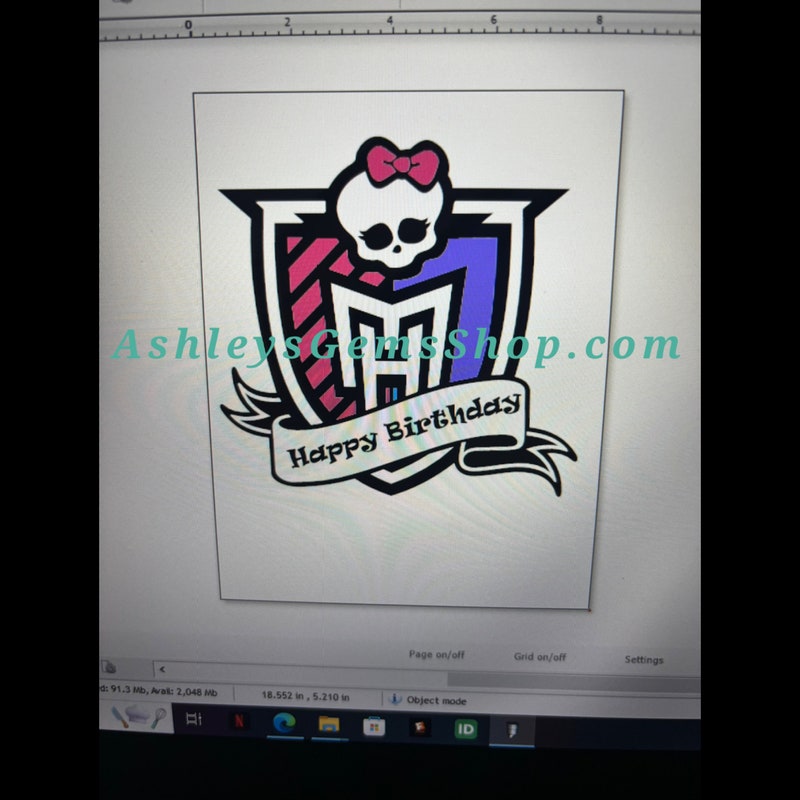 Monster High Skull - Etsy