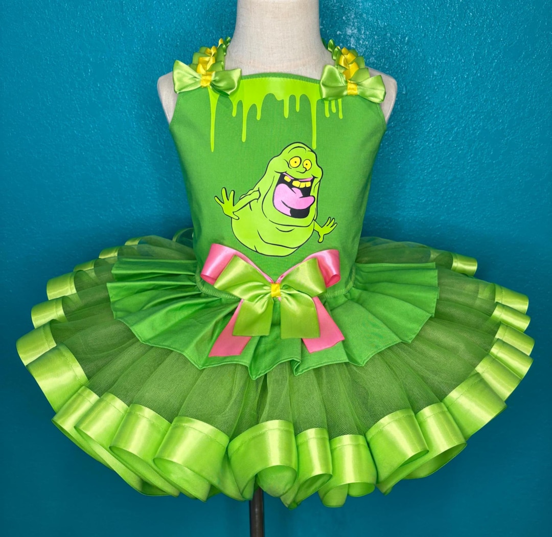 Slime Ghost Tutu Outfit Costume Dress Set - Etsy