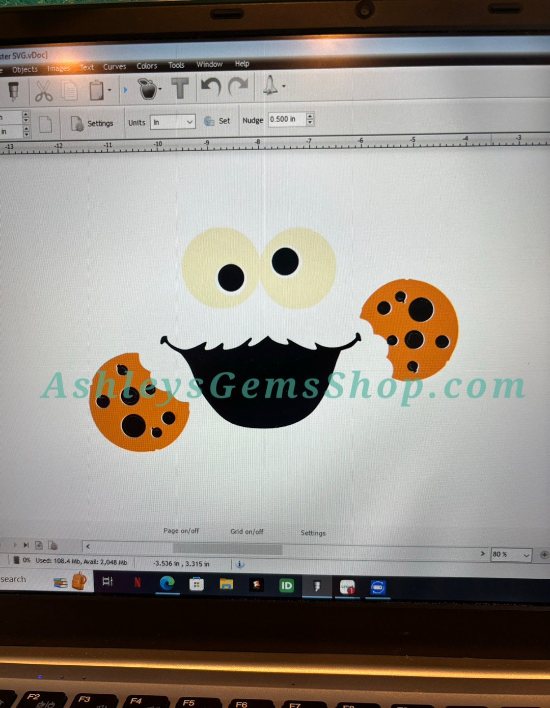 Cookie Face SVG Digital File - Etsy