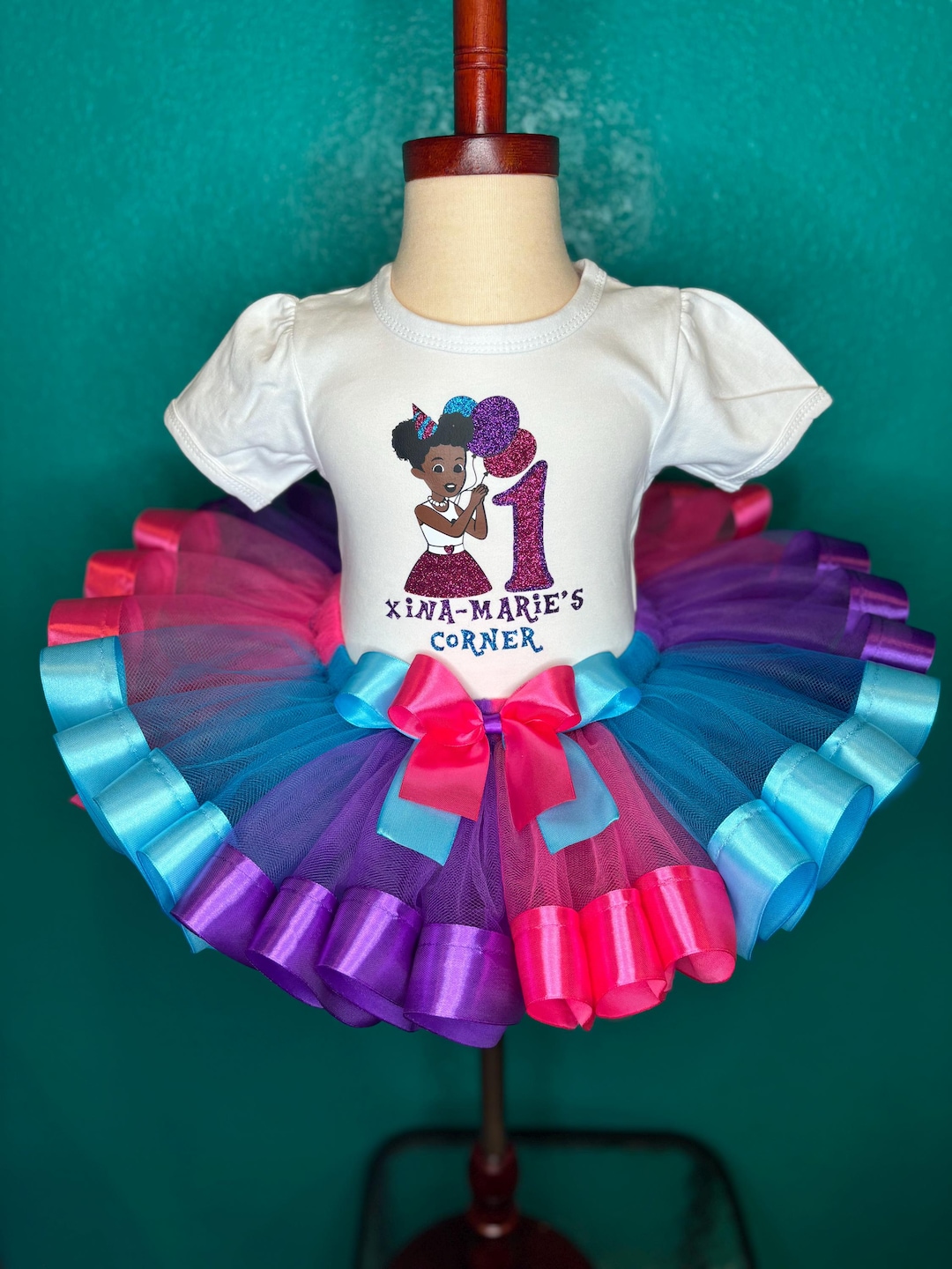 Gracie Inspired Personalized Birthday Tutu Dress Outfit Gift Set for ...