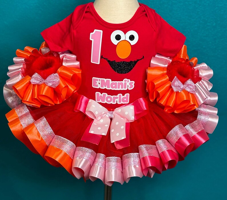 Puppet Face Birthday Dress Tutu Outfit - Etsy