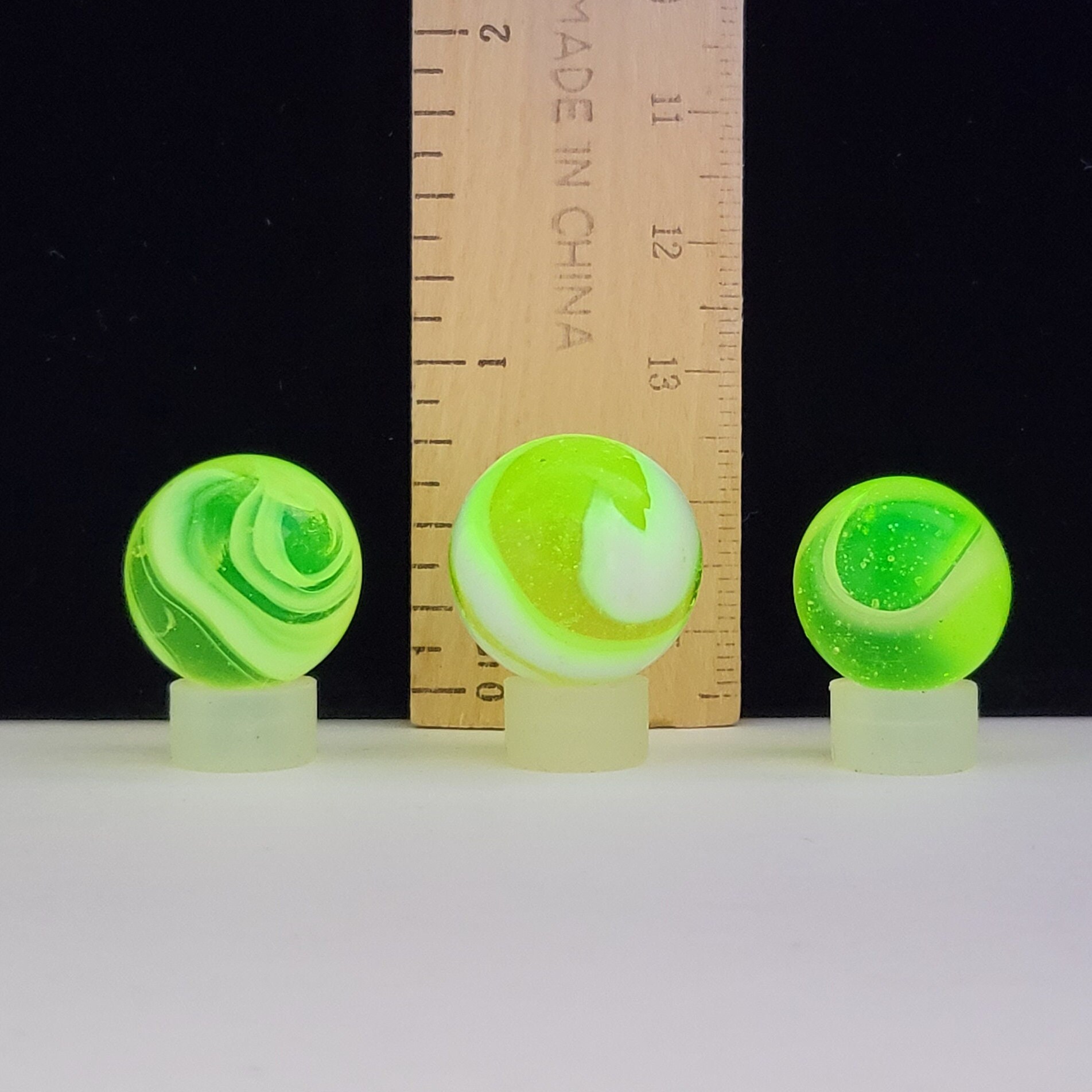 Uranium Glass Marbles
