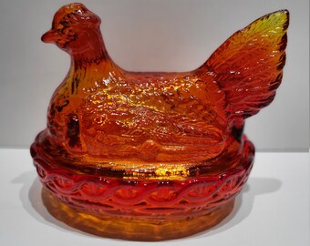 Red Hen on Nest | Etsy