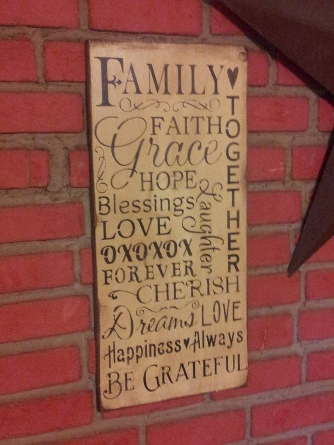 Primitive Family Typography Subway Art Sign - Etsy
