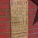 Primitive Family Typography Subway Art Sign - Etsy