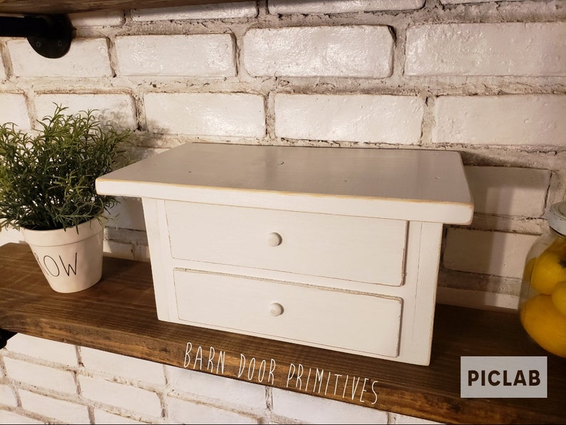 Farmhouse Distressed White 2 Slice Toaster Cover - Etsy