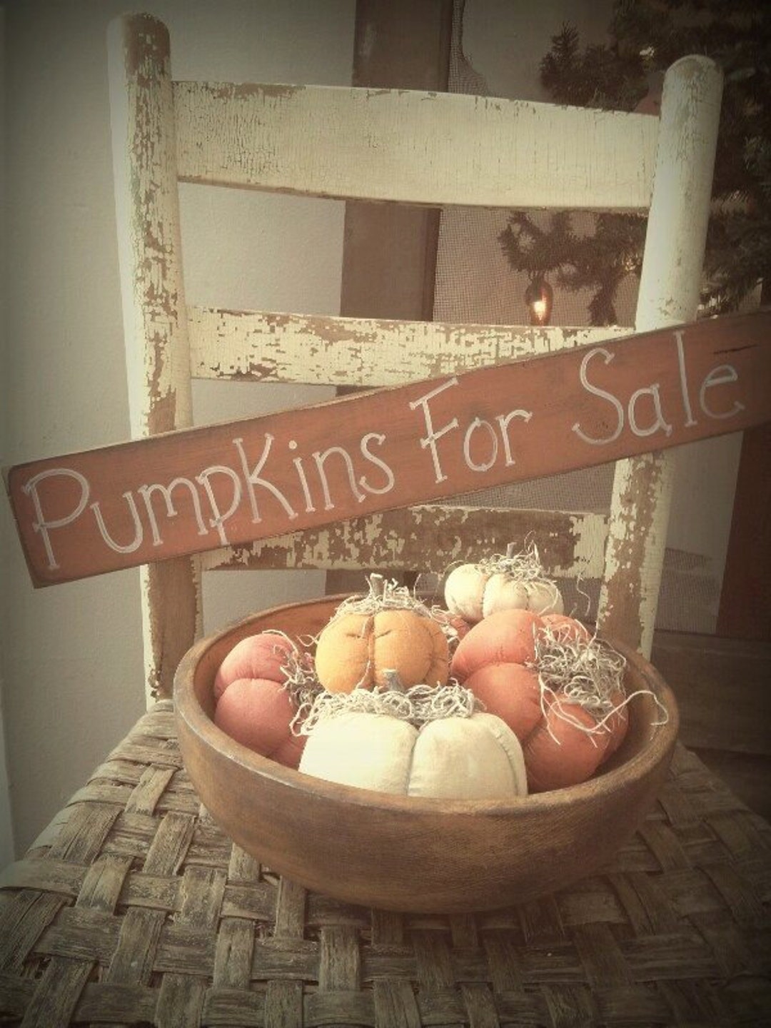 Primitive Pumpkins for Sale Sign Fall - Etsy